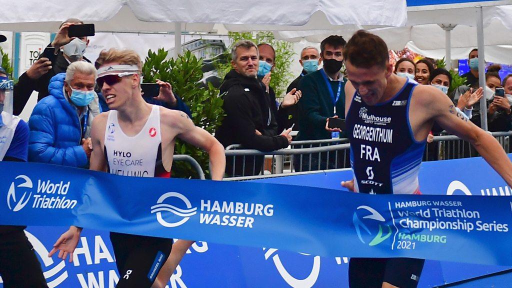 World Triathlon Championship Series Hamburg: Germany's Tim Hellwig wins ...