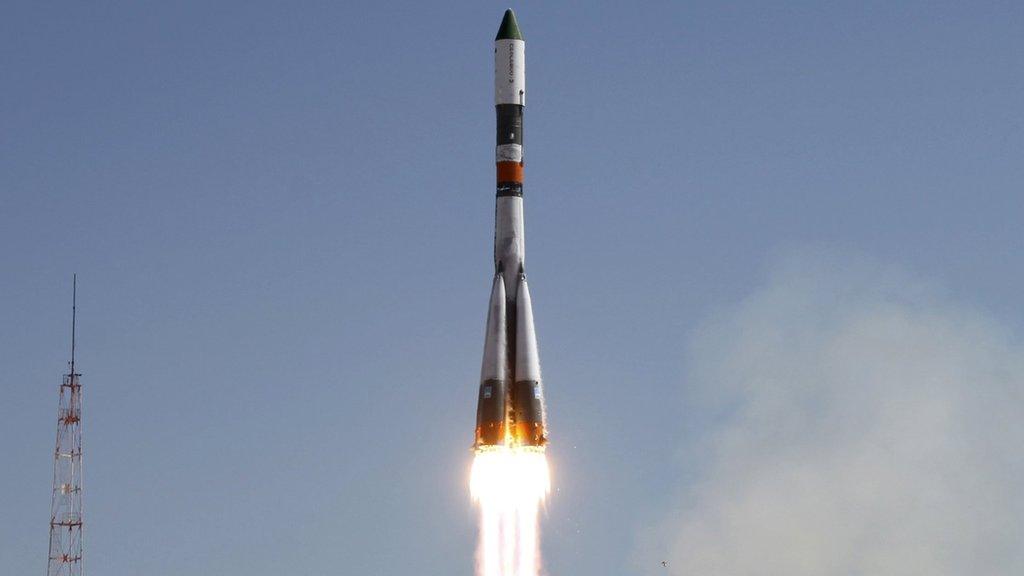 Russia launches supply rocket to International Space Station - BBC ...