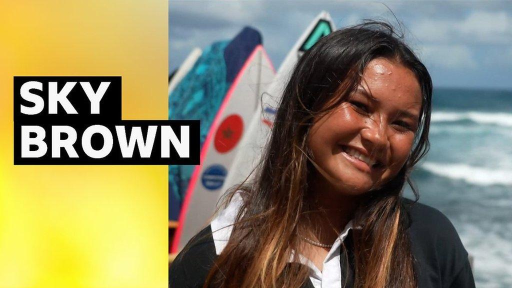 Paris 2024: Sky Brown, 15, wants to compete in skateboarding and ...