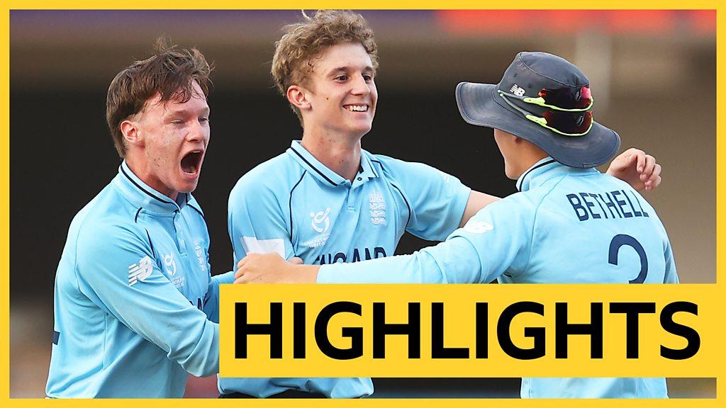 Highlights: England beat Afghanistan to reach Under-19s Cricket World ...