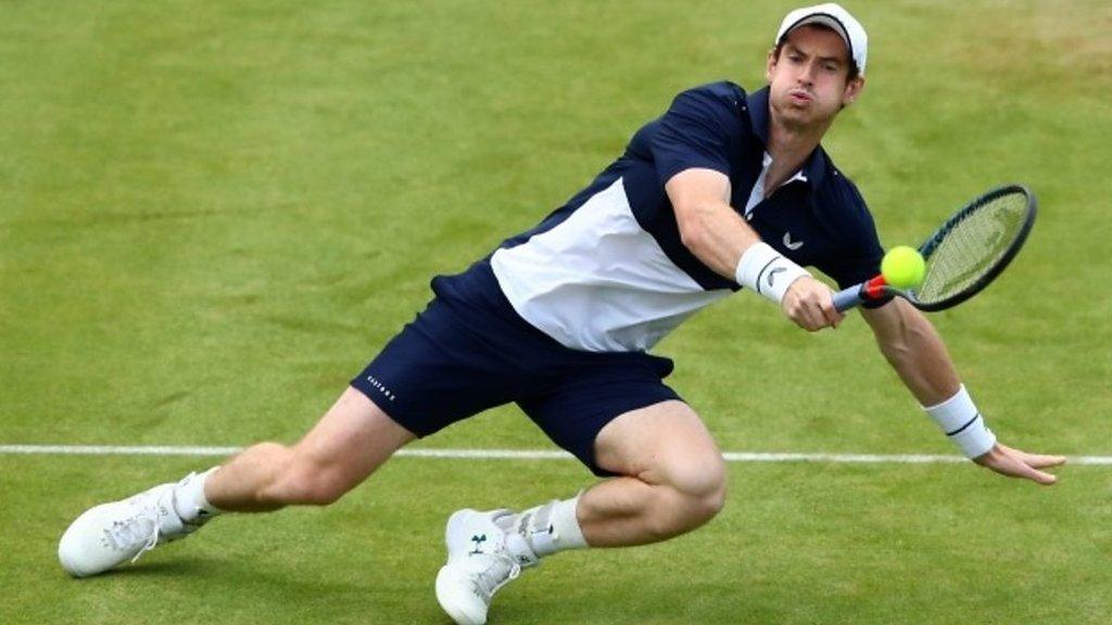 Andy Murray's 'magic' best shots on fairytale return at Queen's - BBC Sport