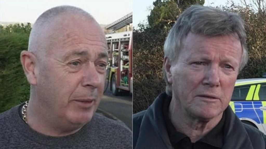 Bodffordd: 'Disgynnodd awyren fel bricsan i'r llawr' - BBC Cymru Fyw