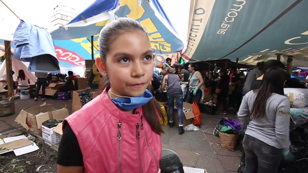 Many homeless in Mexico after three earthquakes - BBC Newsround