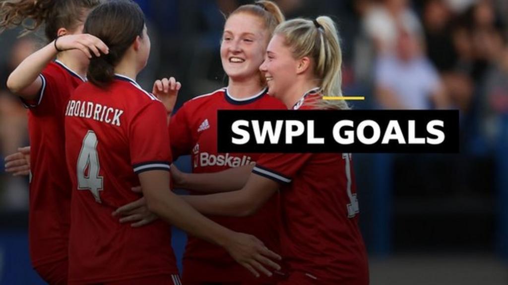 Watch: All the goals from the SWPL - BBC Sport
