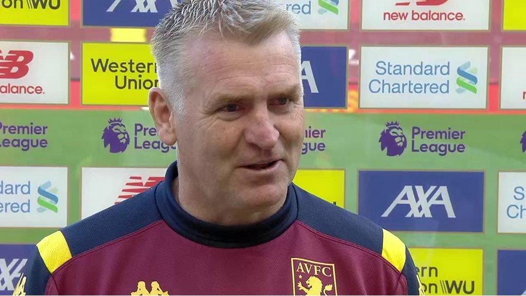 Liverpool 2-0 Aston Villa: Dean Smith says Villa showed 'quality' at ...