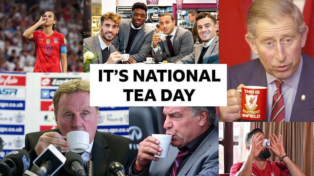 National Tea Day: David Luiz and Harry Winks show off their teabag ...
