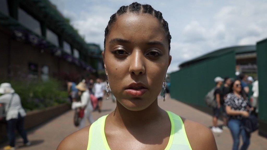 Grace Carter: The truth behind the Wimbledon glamour - BBC Sport
