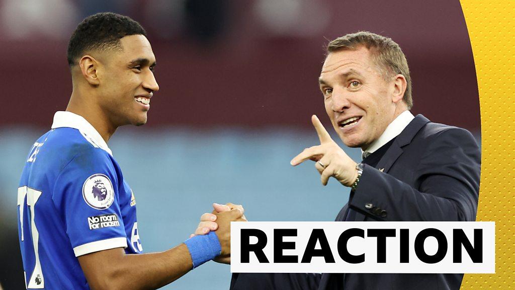 Aston Villa 2-4 Leicester: Brendan Rodgers praises ‘outstanding ...