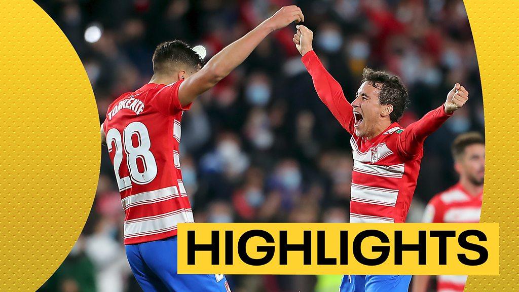 La Liga: Granada beat Atletico for first time in 48 years - BBC Sport