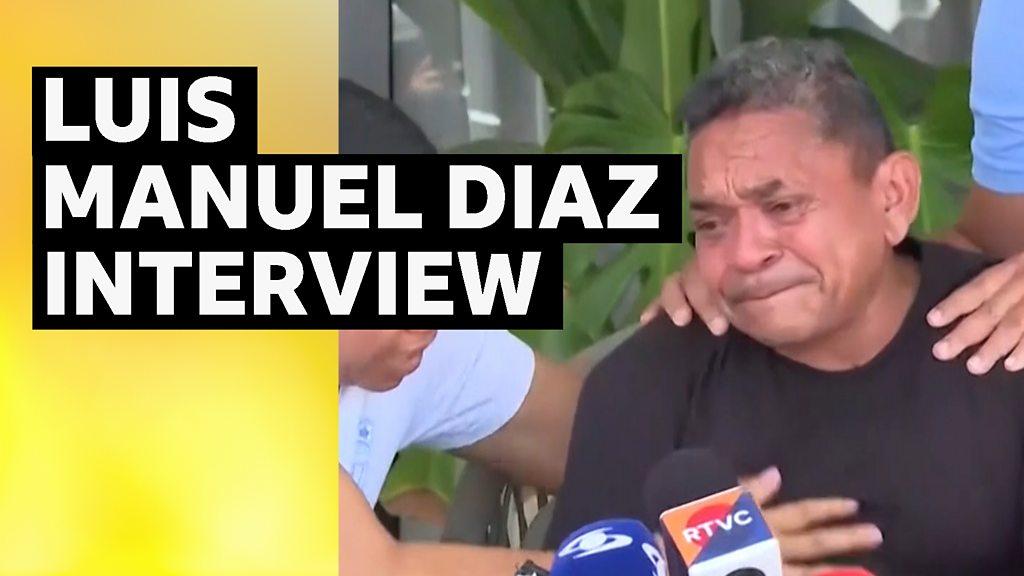 Luis Diaz's father makes an emotional statement after being freed by ...