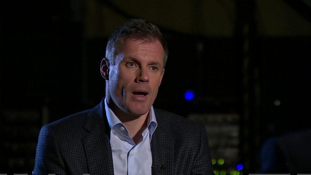 Jamie Carragher apologises for spitting - BBC Newsround