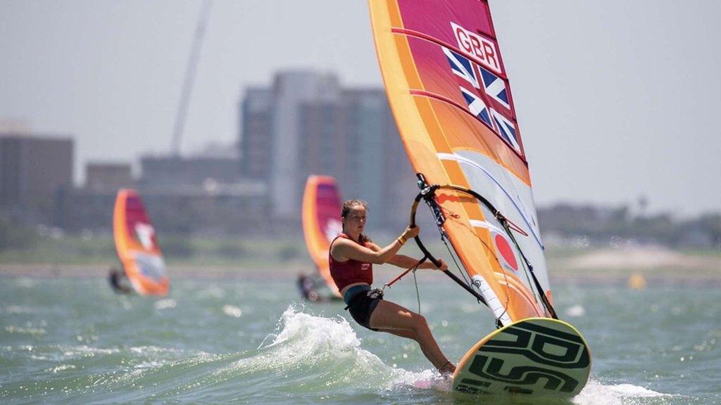 Aviemore windsurfer competing at Youth Olympics - BBC News