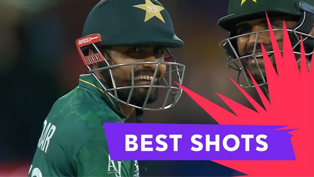 T20 World Cup - Pakistan v Scotland: Best shots of Babar Azam's 66 ...