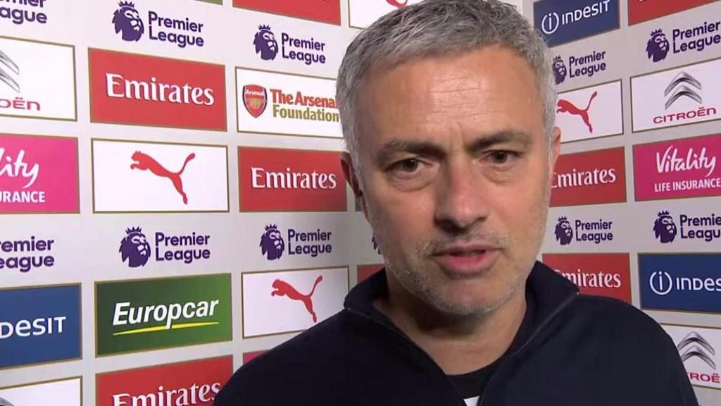 Arsenal 2-0 Man Utd: Jose Mourinho 'proud' of players despite defeat ...