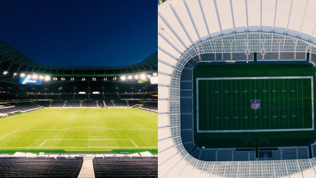 NFL London: How the Tottenham Hotspur Stadium transforms for American ...