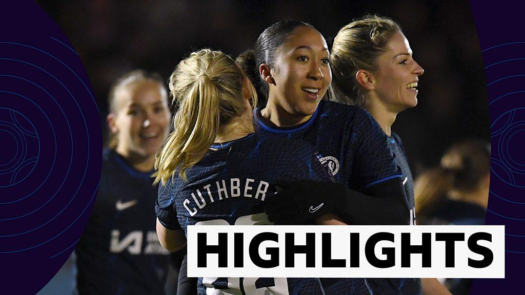 WSL highlights: Brighton 0-3 Chelsea - Lauren James scores twice for ...