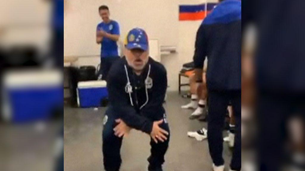 Diego Maradona: Argentine shows off dance moves after first Gimnasia ...