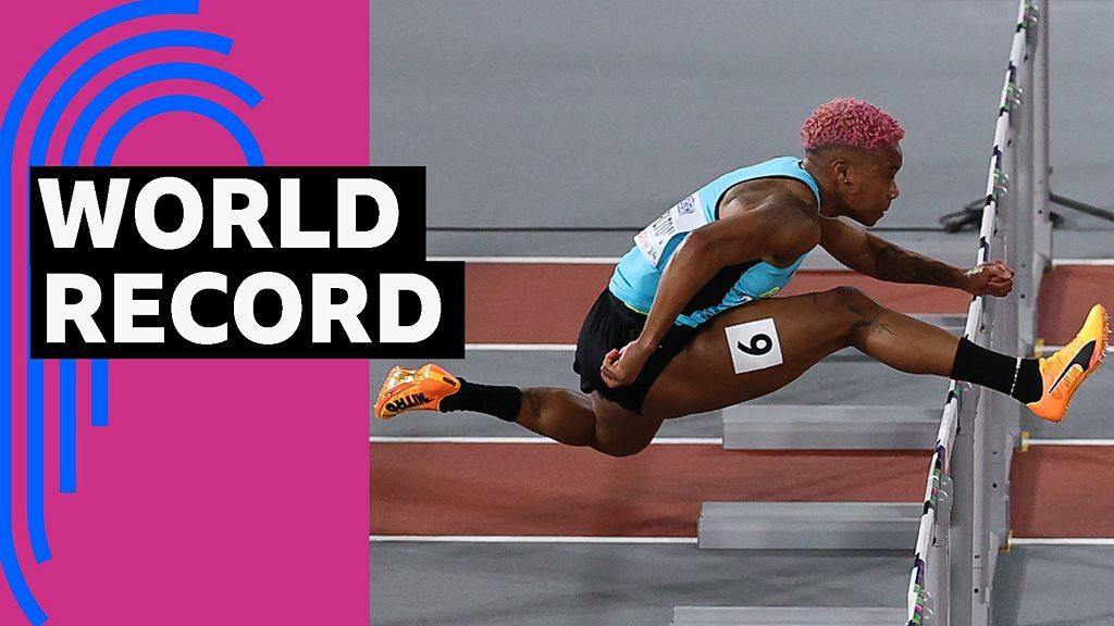 World Indoor Championships: Devynne Charlton sets new world record in 60m hurdles - BBC Sport