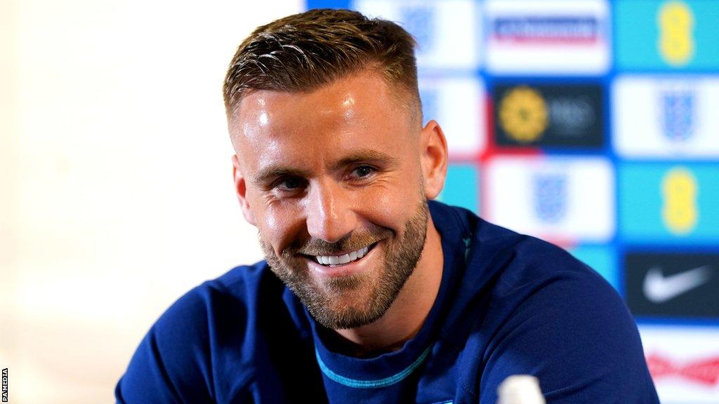 Luke Shaw 'would love' England team-mates Harry Kane and Declan Rice to ...