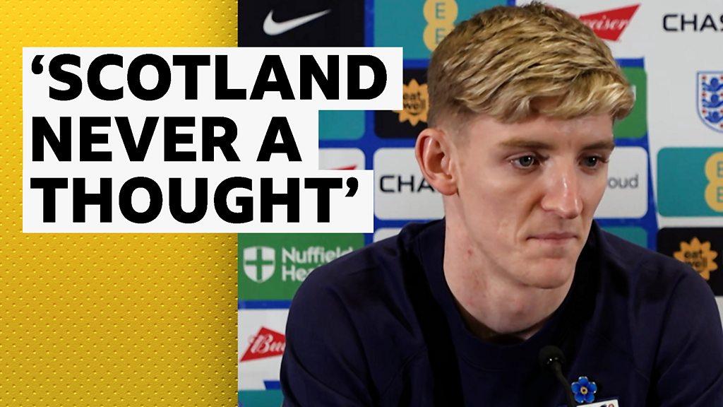England v Brazil: Anthony Gordon says playing for Scotland was 'never a ...