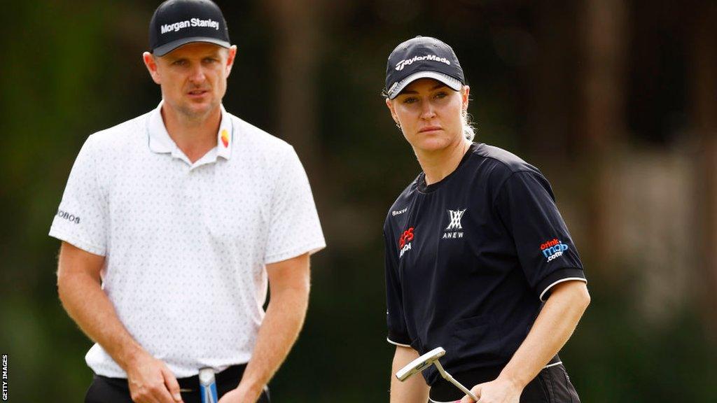 Grant Thornton Invitational: Charley Hull and Justin Rose two shots off ...
