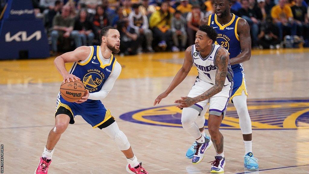 NBA: Sacramento Kings win at Golden State Warriors to force play-off series decider - BBC Sport