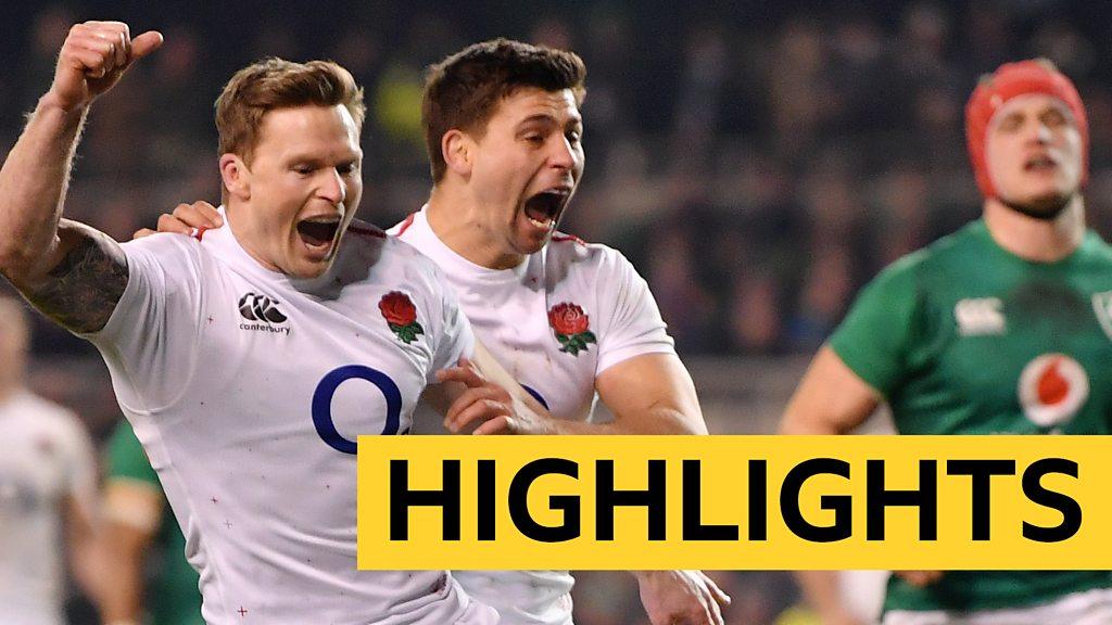 Six Nations: England beat Grand Slam champions Ireland 32-20 - BBC Sport