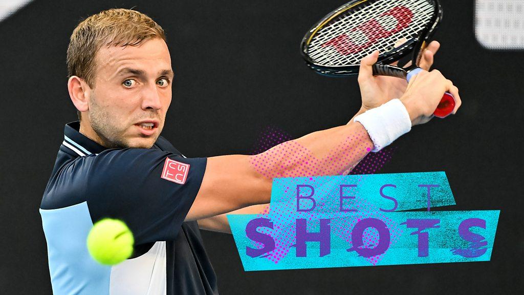 Australian Open: Watch the best shots as Dan Evans loses to Felix Auger ...