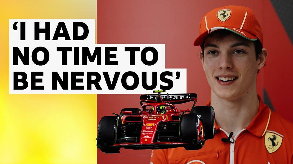 Oliver Bearman on F1 debut and working with Lewis Hamilton - BBC Sport