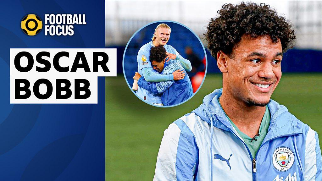 Manchester City: Oscar Bobb on playing alongside his 'idols' - BBC Sport
