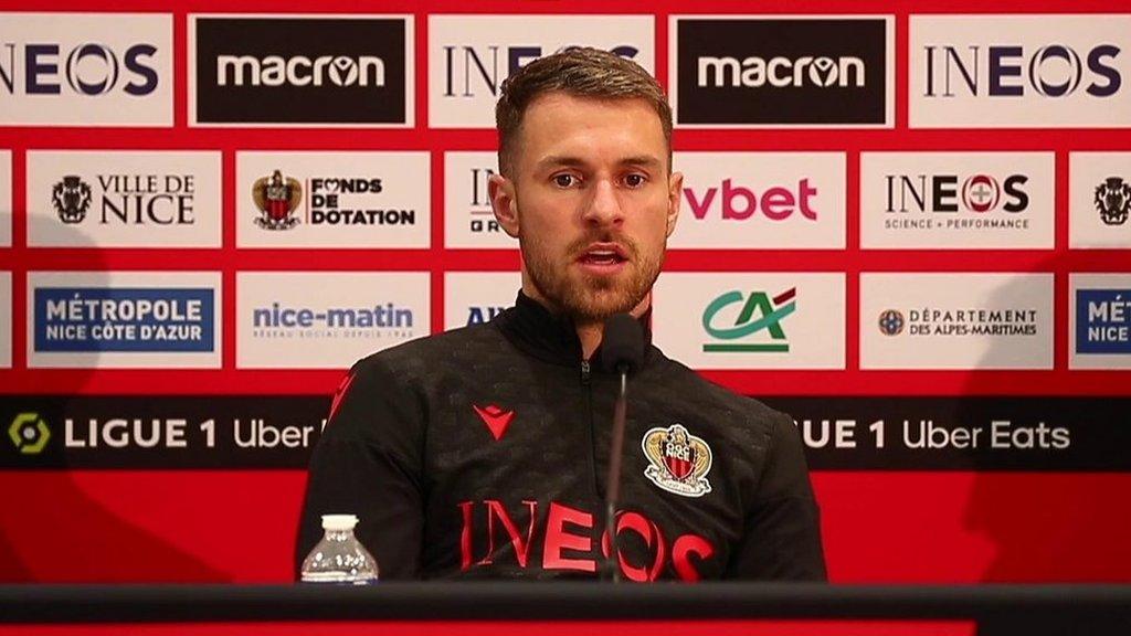 Aaron Ramsey: Nice midfielder 'excited' to continue playing for Wales ...