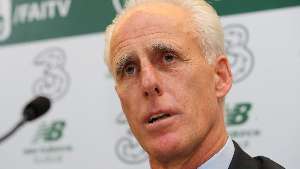 McCarthy 'happy' with FAI's Kenny succession plan - BBC Sport