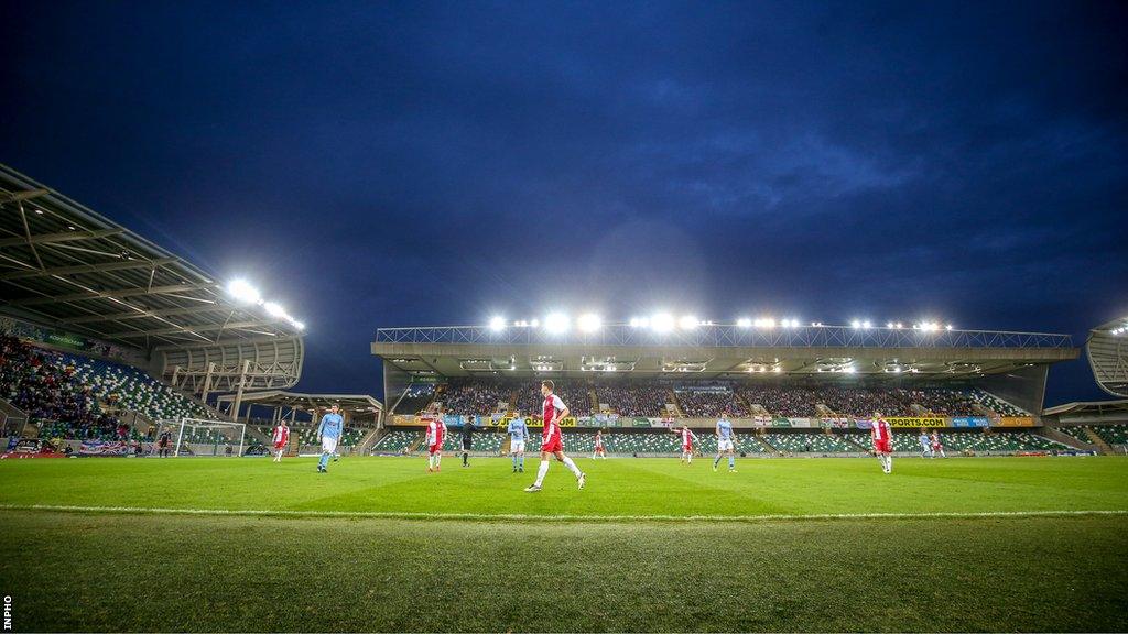 Linfield receive Irish FA sanctions for fans' sectarian chanting and ...