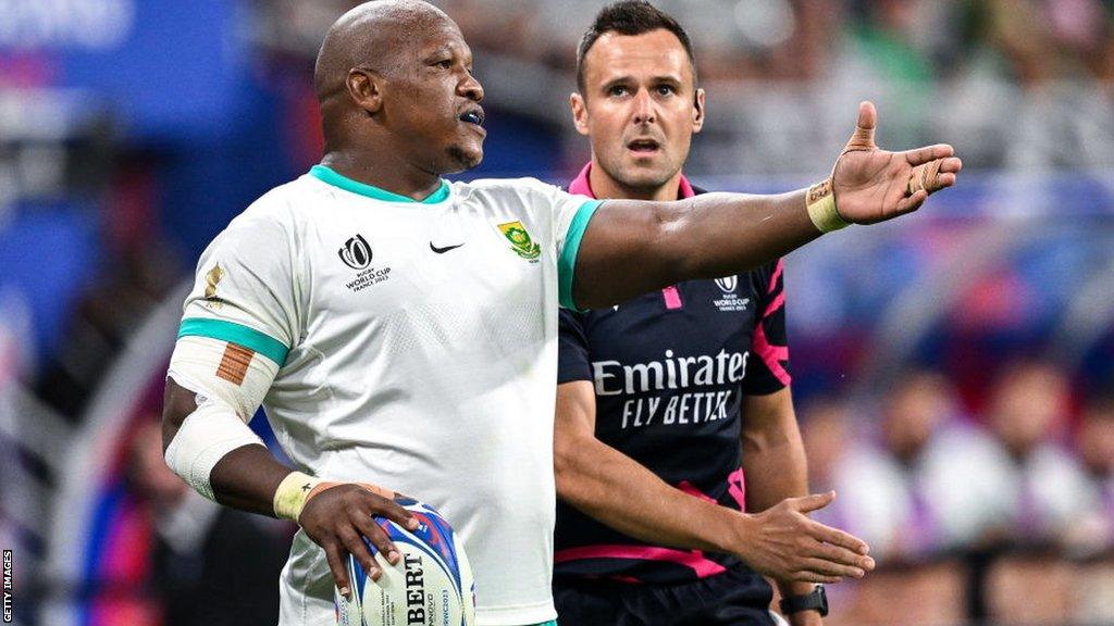 France v South Africa in Rugby World Cup: Bongi Mbonambi on quarter ...