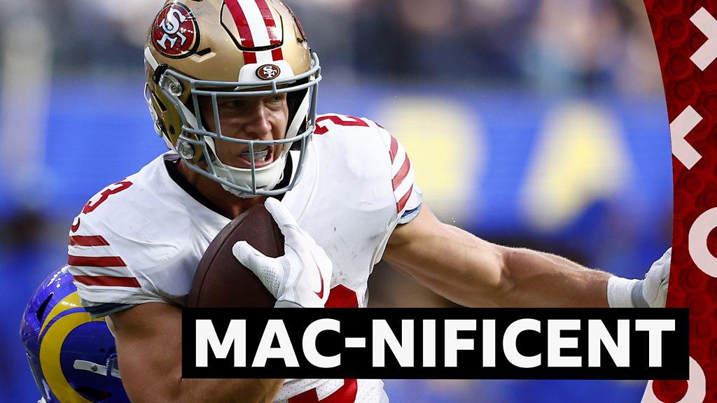 NFL: Christian McCaffrey shines for San Francisco 49ers - BBC Sport