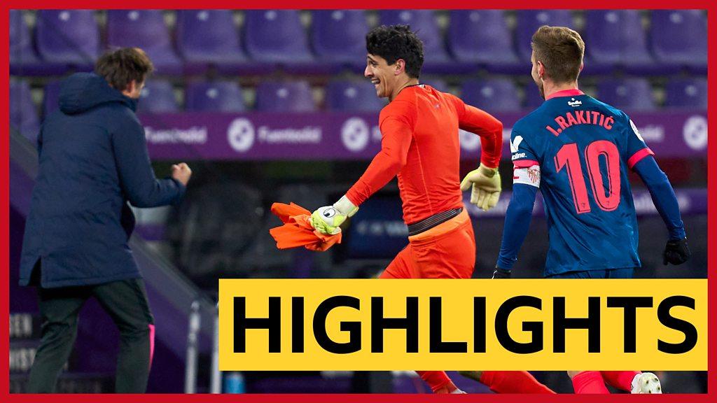 Goalkeeper Yassine Bounou scores to rescue point for Sevilla against ...