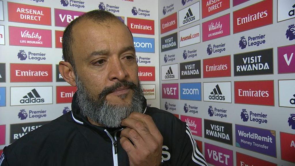 Arsenal 1-1 Wolves: We must defend better - Nuno - BBC Sport