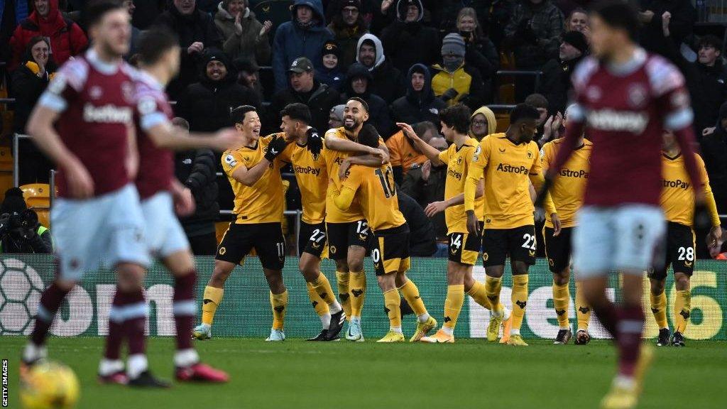 Wolves 1-0 West Ham: Daniel Podence winner adds to pressure on David ...