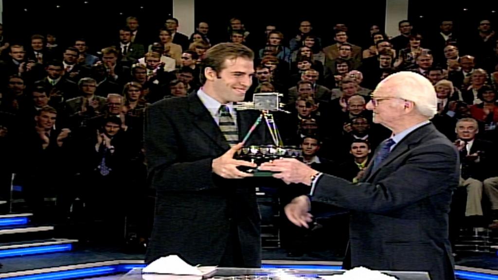 Greg Rusedski wins BBC Sports Personality of the Year 1997 - BBC Sport