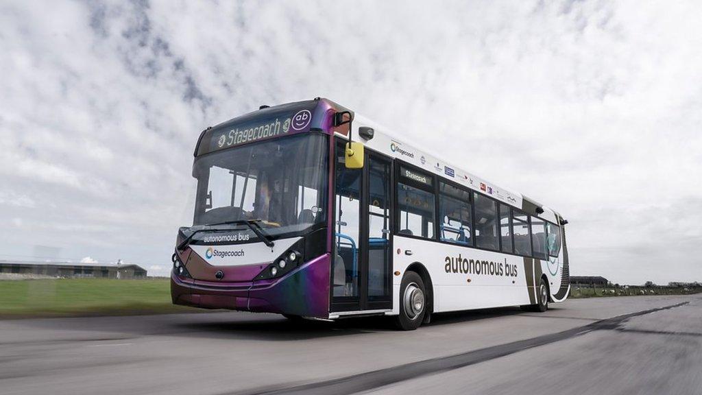 Automated buses: Take a look at the world's first service launching in ...