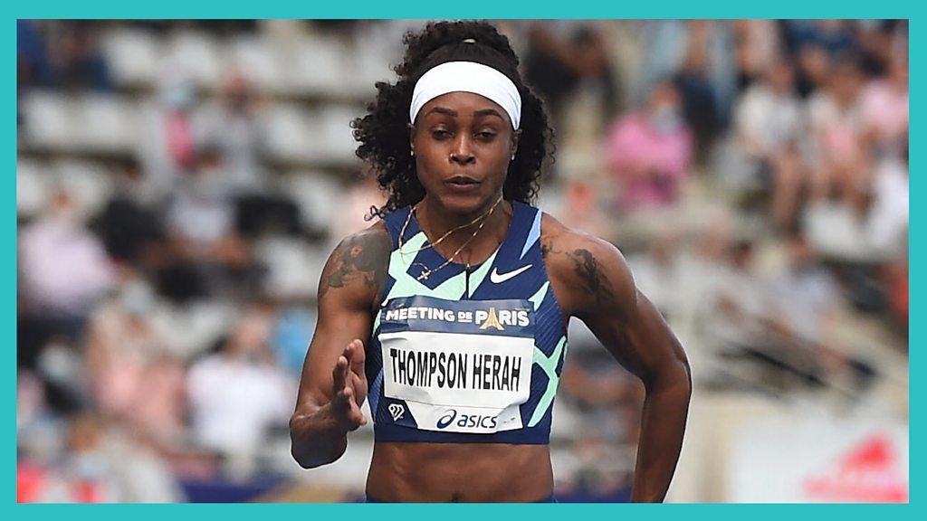 Elaine Thompson-Herah wins 100m as Dina Asher-Smith comes third in ...