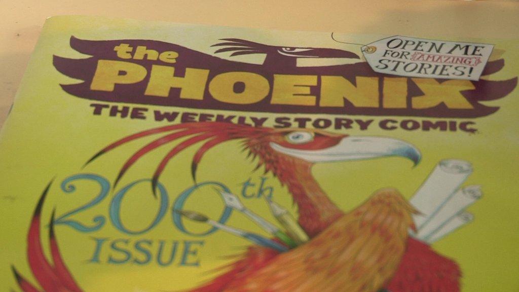 Phoenix comic search for young artist - BBC Newsround