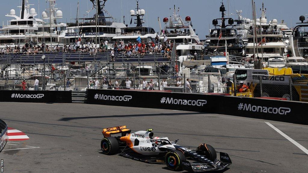 Monaco Grand Prix: Carlos Sainz tops first practice as Alex Albon ...