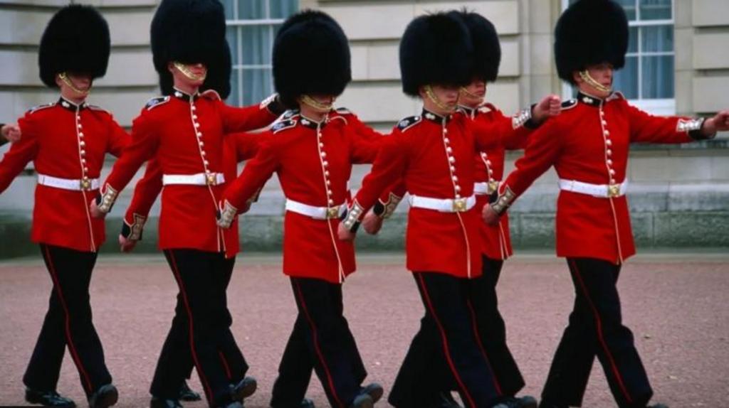 Animal rights group says cost of King's Guard's hats too high - BBC ...