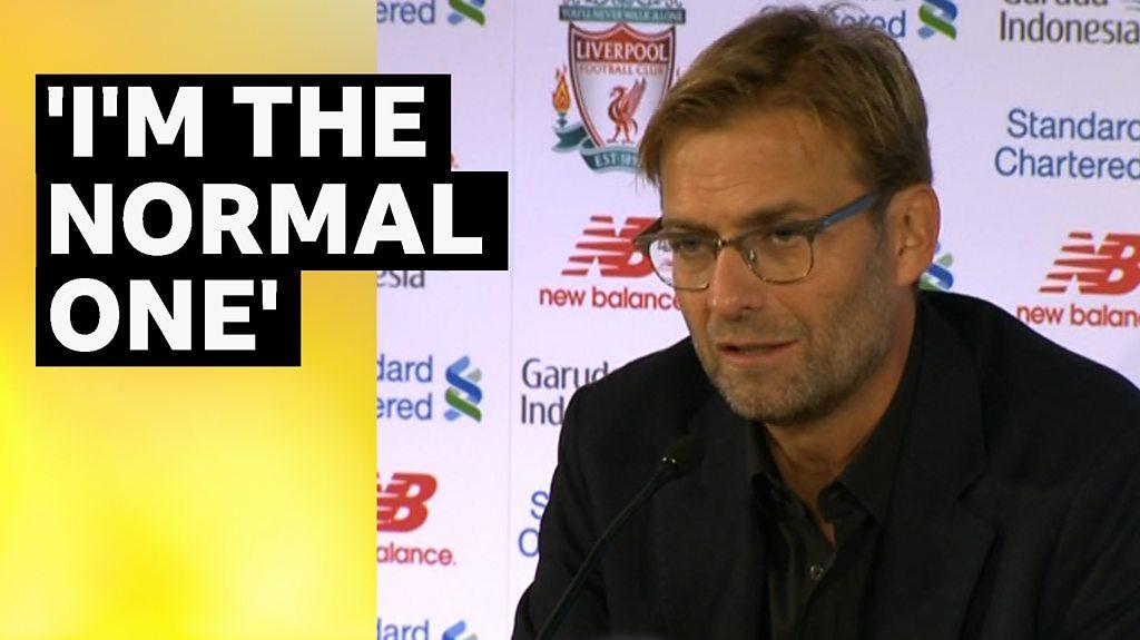 Jurgen Klopp: 'I'm the normal one' - Watch Liverpool manager's first ...