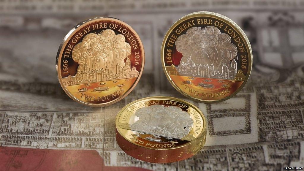 New £2 coin to mark Great Fire of London anniversary - BBC Newsround