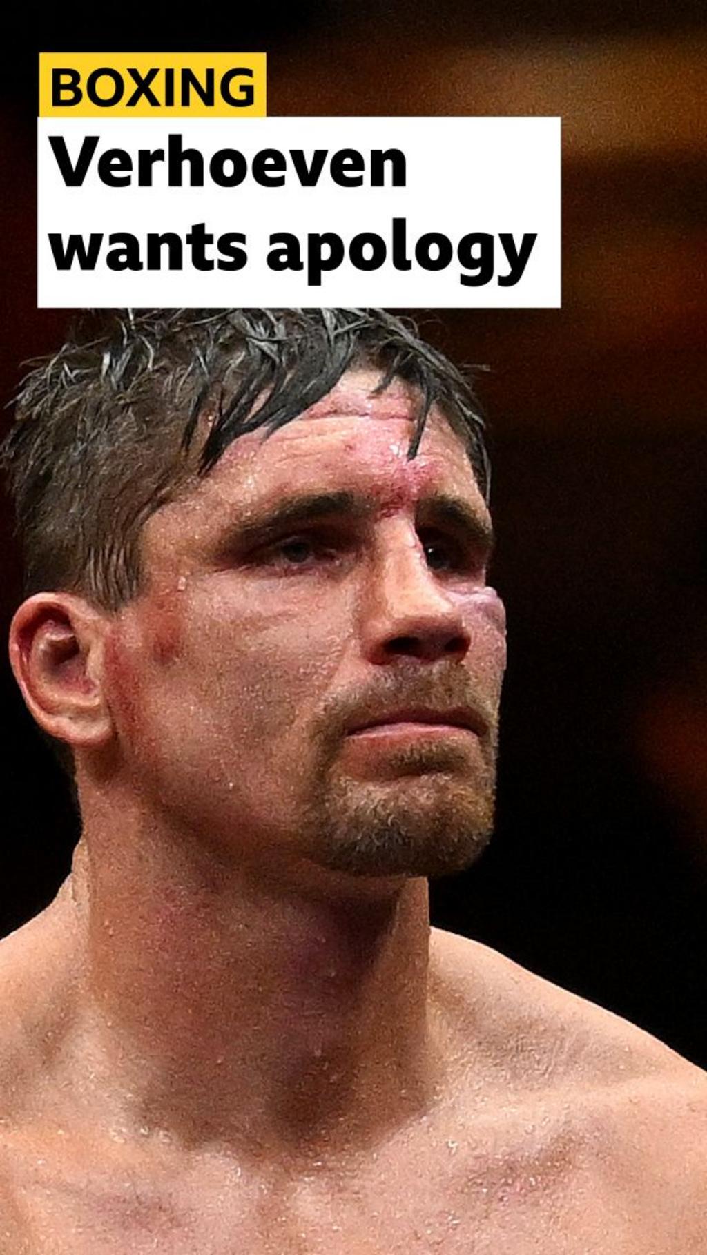 Usyk v Rico: Verhoeven wants apology over controversial defeat - BBC Sport
