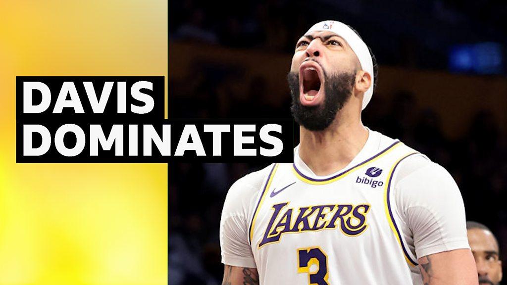 NBA highlights: Anthony Davis posts historic stat line in Lakers win ...
