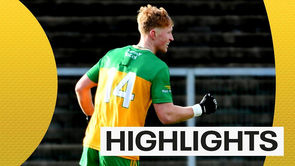 Watch: Donegal outclass Monaghan in McKenna Cup semi-final - BBC Sport