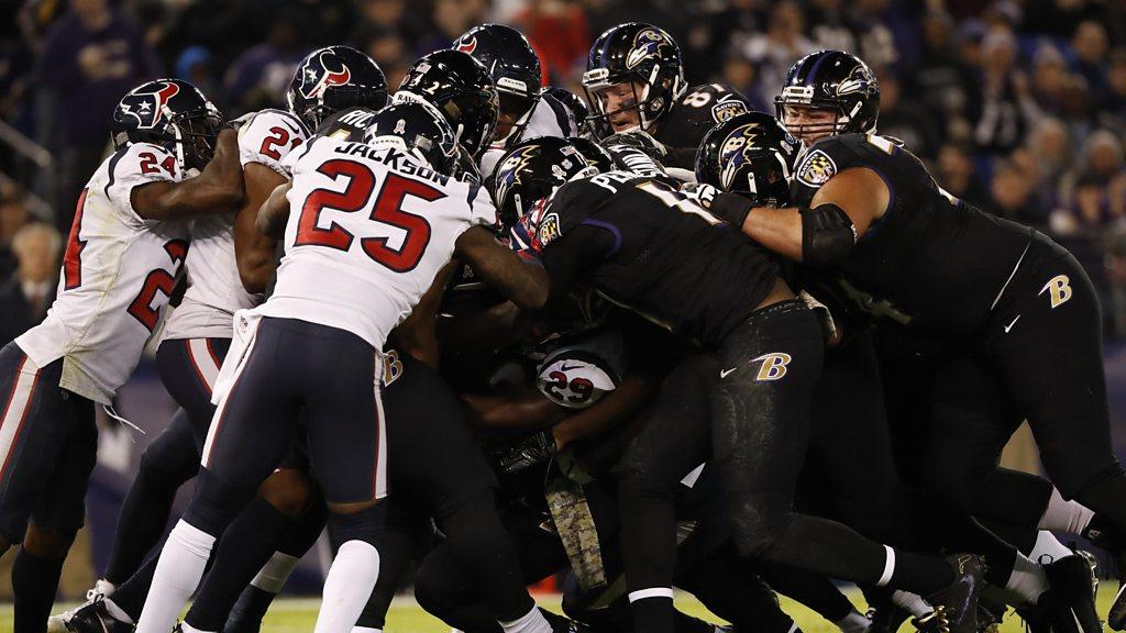 NFL: Baltimore Ravens score rugby maul-style touchdown - BBC Sport